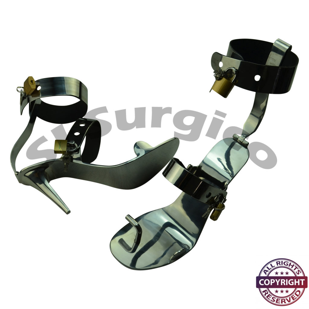 High Heel -Stainless Steel Fetish High Heel- Locking Shoes with ...
